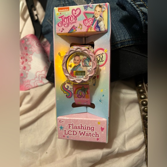 Nickelodeon | Accessories | Jojo Siwa Flashing Lcd Watch Nwt | Poshmark